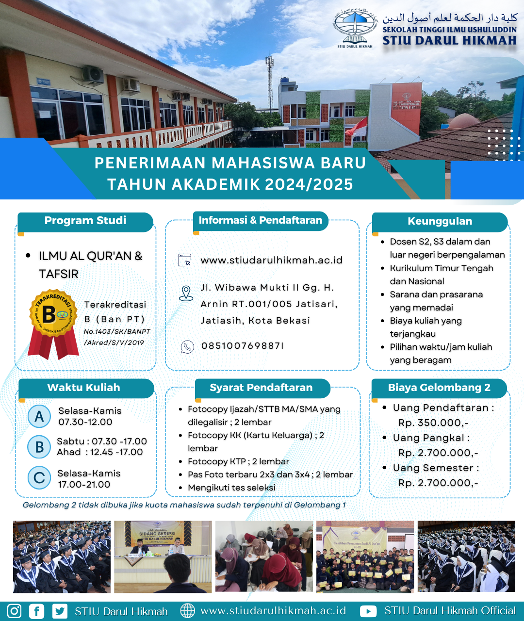 Penerimaan Mahasiswa Baru – STIU Darul Hikmah